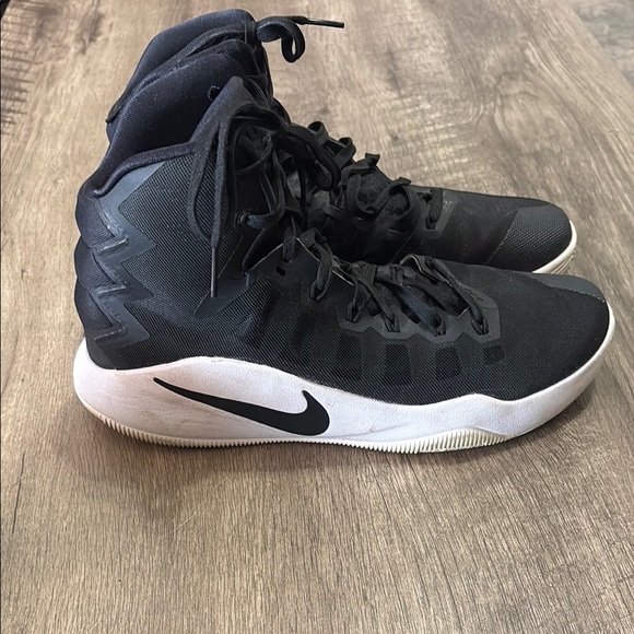 Nike | Shoes | Nike Hyperdunk Black And White Hightop Sneakers | Poshmark